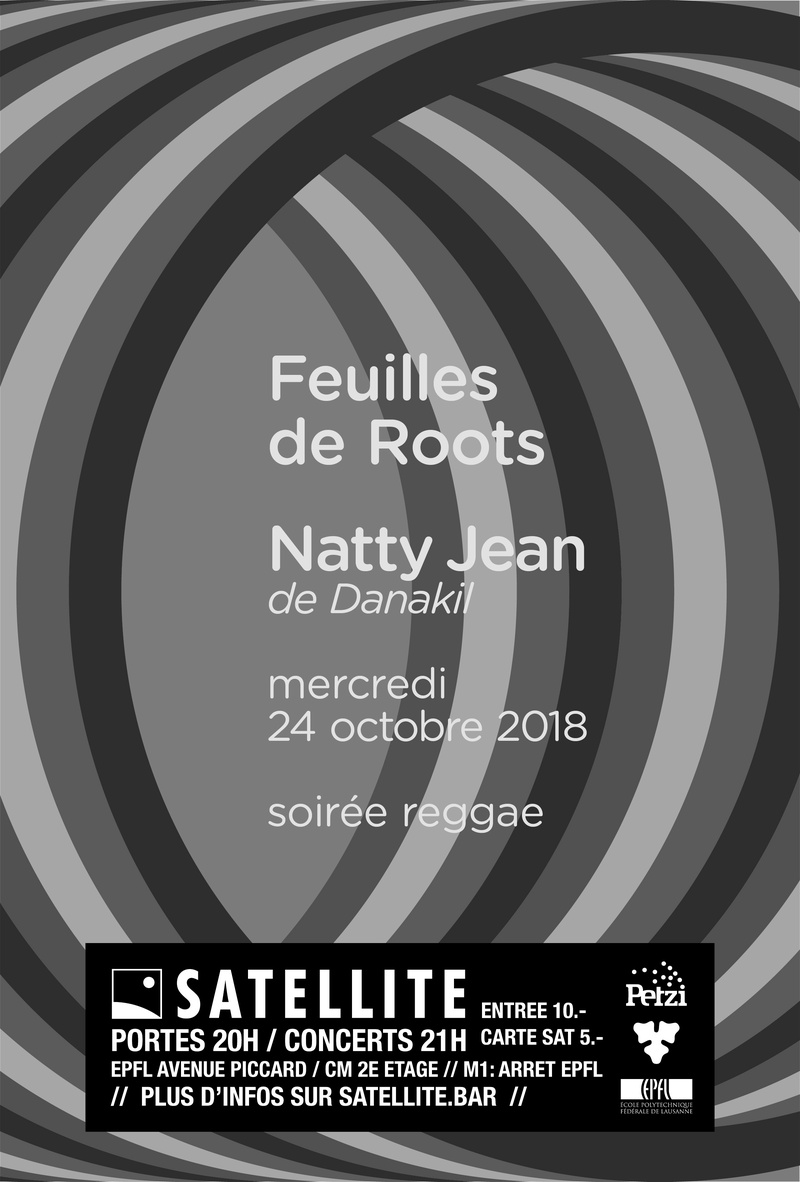 Natty Jean + Feuilles de Roots // Concert de Reggae / 24.10.2018 ...