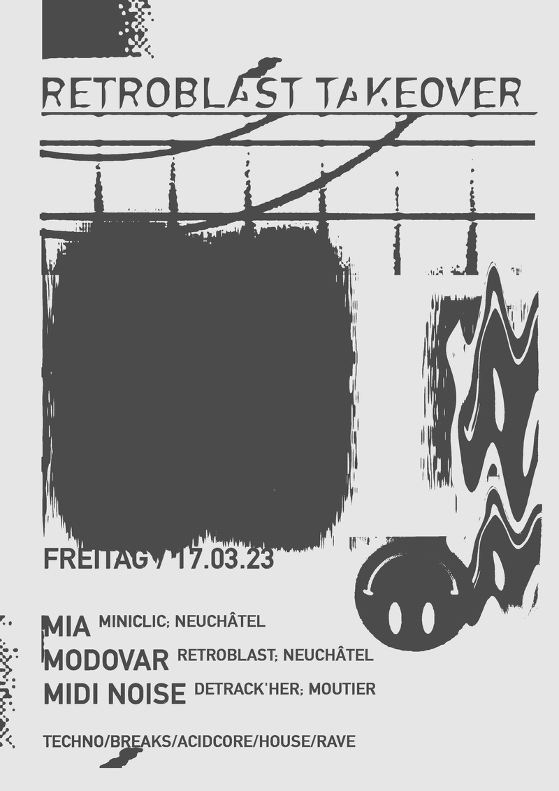 RETROBLAST TAKEOVER / 17.03.2023 / Kraftfeld - Winterthur / PETZI